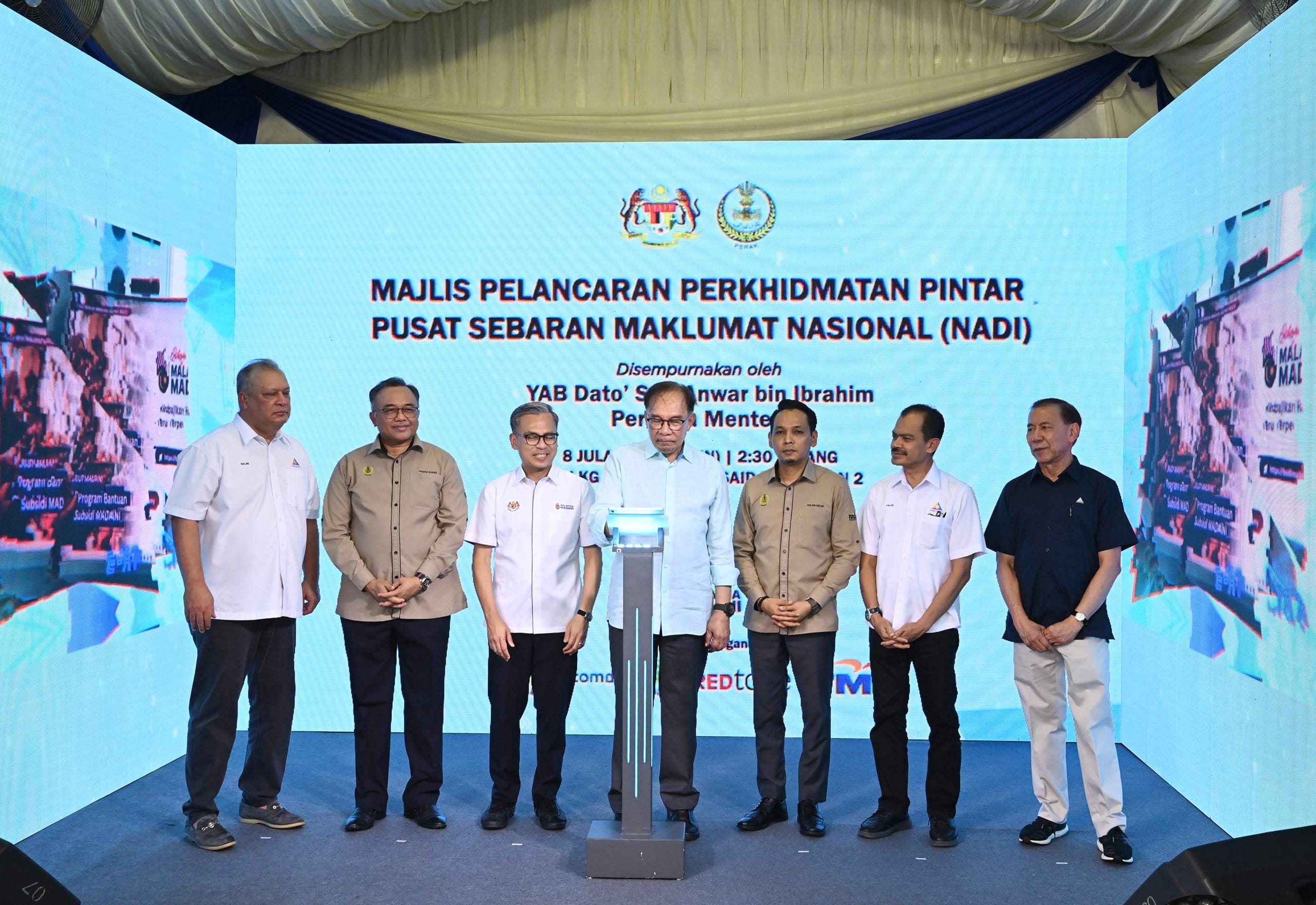 PM lancar perkhidmatan NADI di Kampung Datuk Ahmad Said Tambahan 2 ...