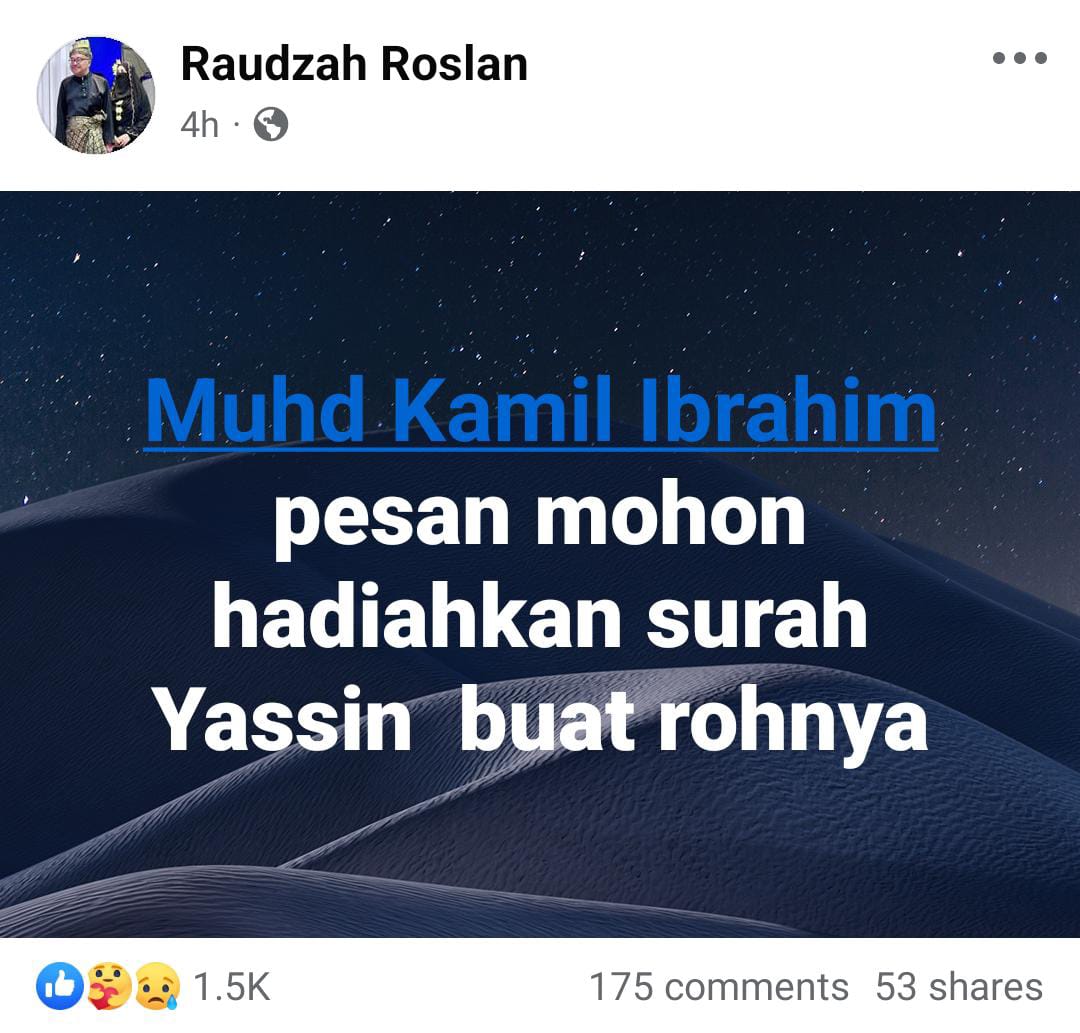 Prof Kamil mohon hadiahkan bacaan Yassin buat rohnya | Malaysia Tribune