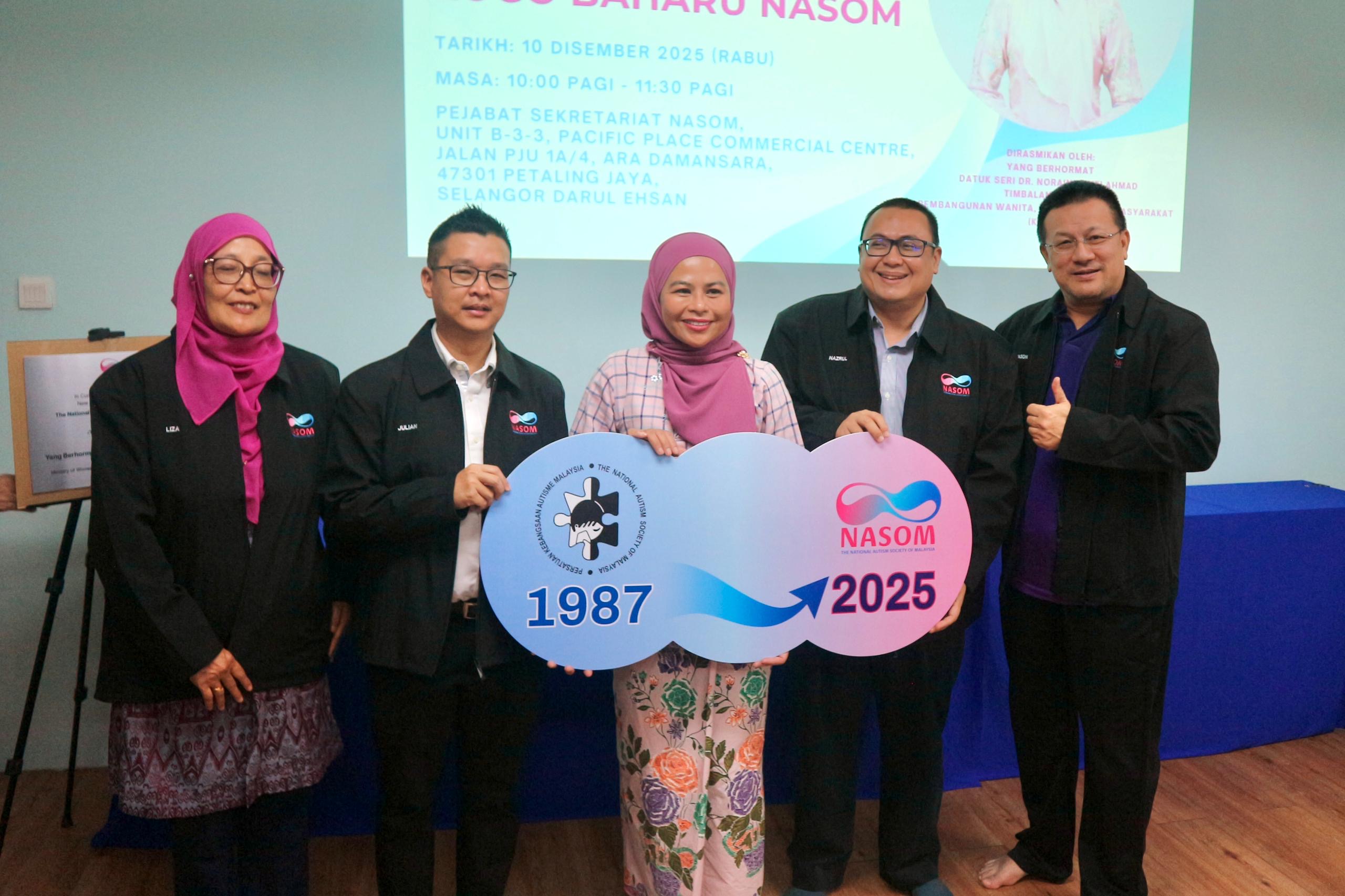 NASOM perkenal logo baharu, teguhkan peranan terajui komuniti autisme ...