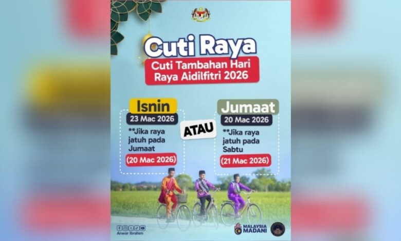 PM umum cuti tambahan sehari sempena Aidilfitri | Malaysia Tribune